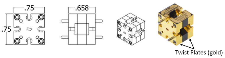 Rectangular Waveguide Alignment On Isolator Flanges